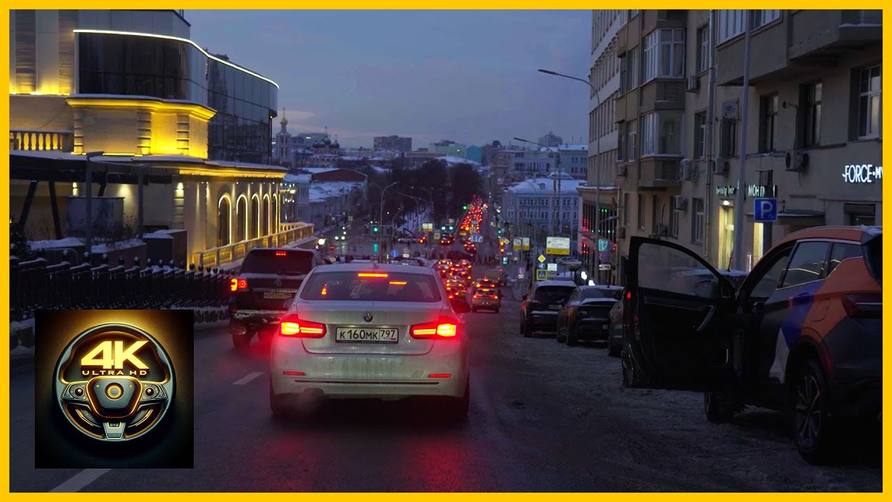 [4K] DRIVING IN WINTER ALONG THE MOST BEAUTIFUL AND FAMOUS STREETS OF ...