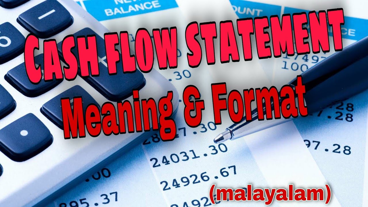 Cash flow statement, meaning and format.Applied cost accounting (B.com ...