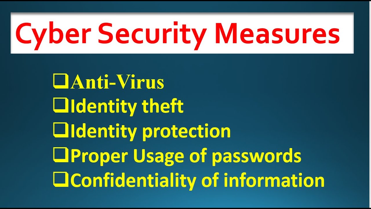 Cyber Security || Antivirus | Identity theft |Identity protection ...