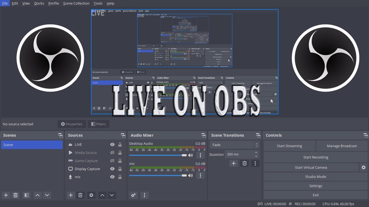 Live on OBS studio - YouTube