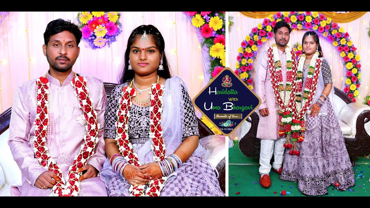 Haridatta Weds Uma Bhargavi 15th December 2024 at 01 : 02 Hrs - YouTube