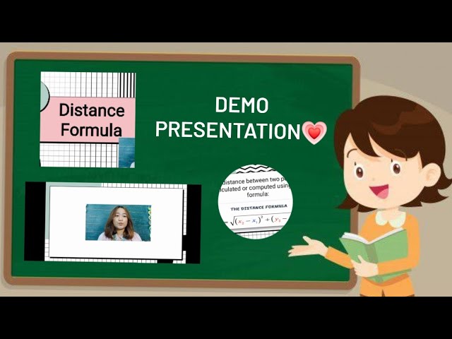 Midpoint And Distance Formula Cartoons