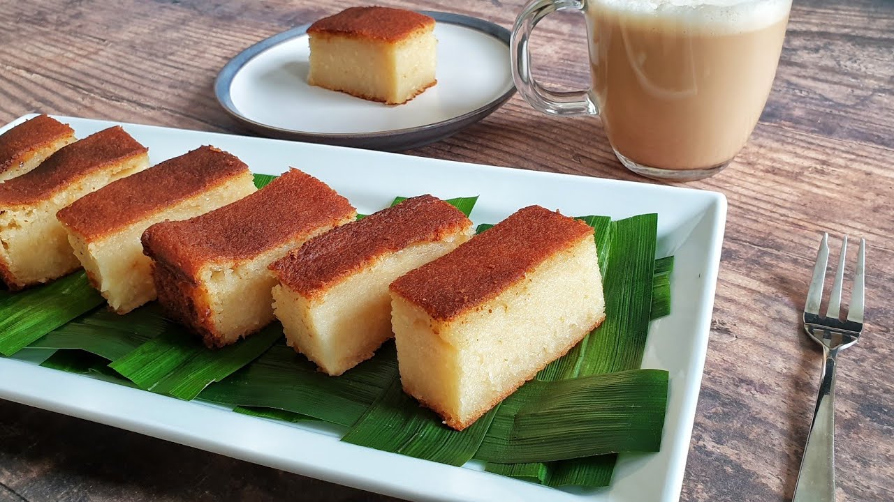 How To Make Kueh Bingka Ubi Kayu (Baked Cassava Cake) – Recipes At A ...