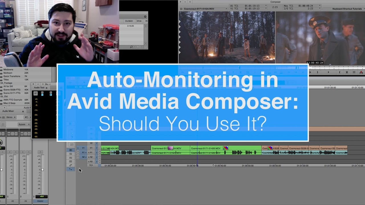 Auto-Monitoring Feature in Avid Media Composer | Tutorial - YouTube
