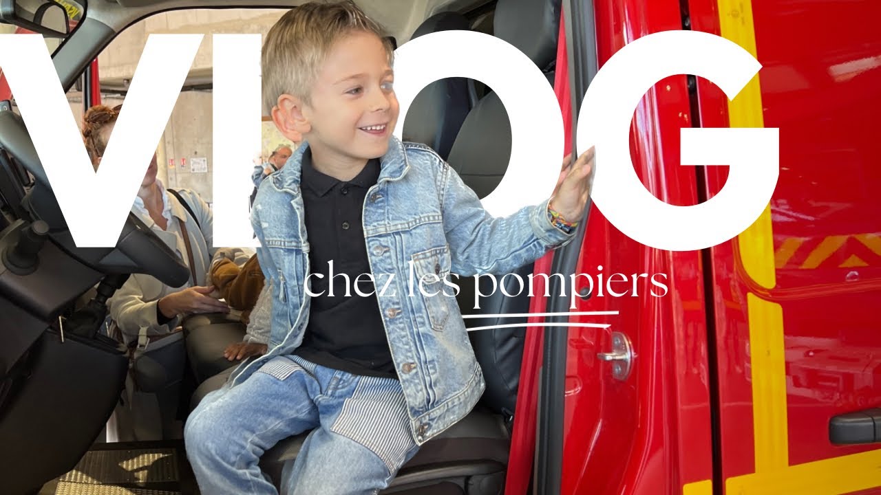 CHEZ LES POMPIERS ! - VLOG - YouTube