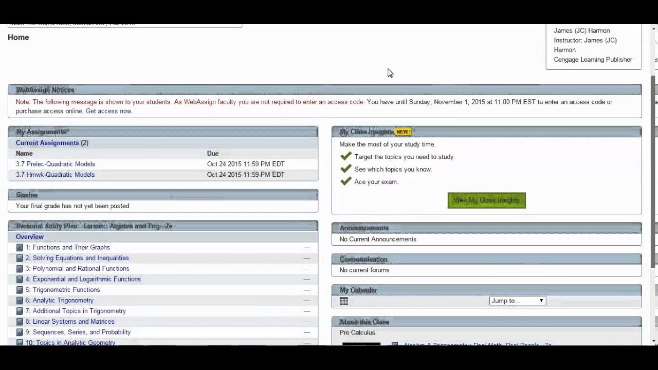 Larson Pre Calc Resources - YouTube