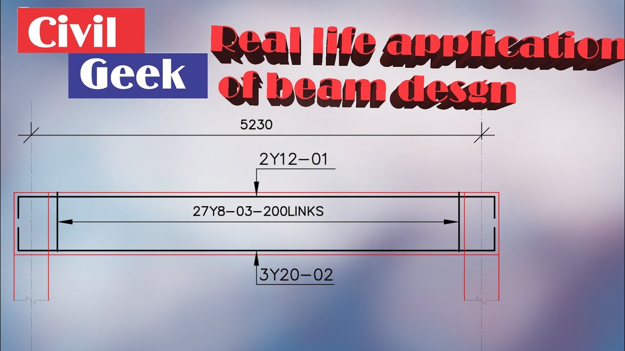 how to do beam design practically - YouTube