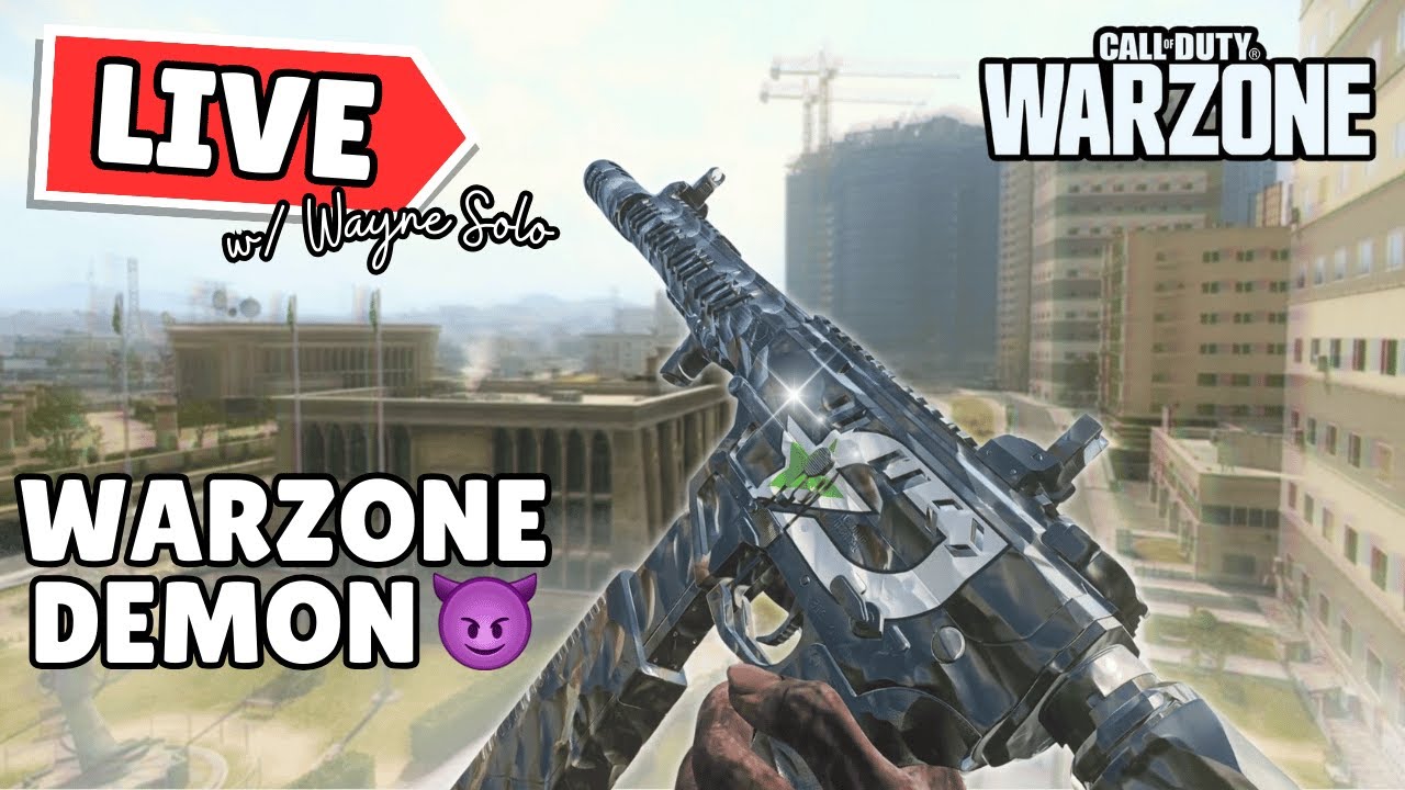 🔴Live - Warzone | Warzone Demon!😈 3.5 K/D - YouTube
