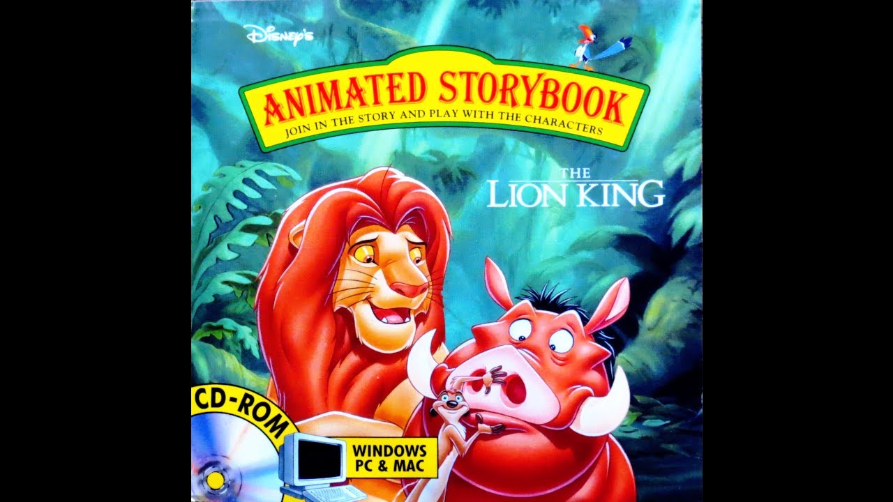 Disney's Animated Storybook: The Lion King (1994) [PC, Windows ...