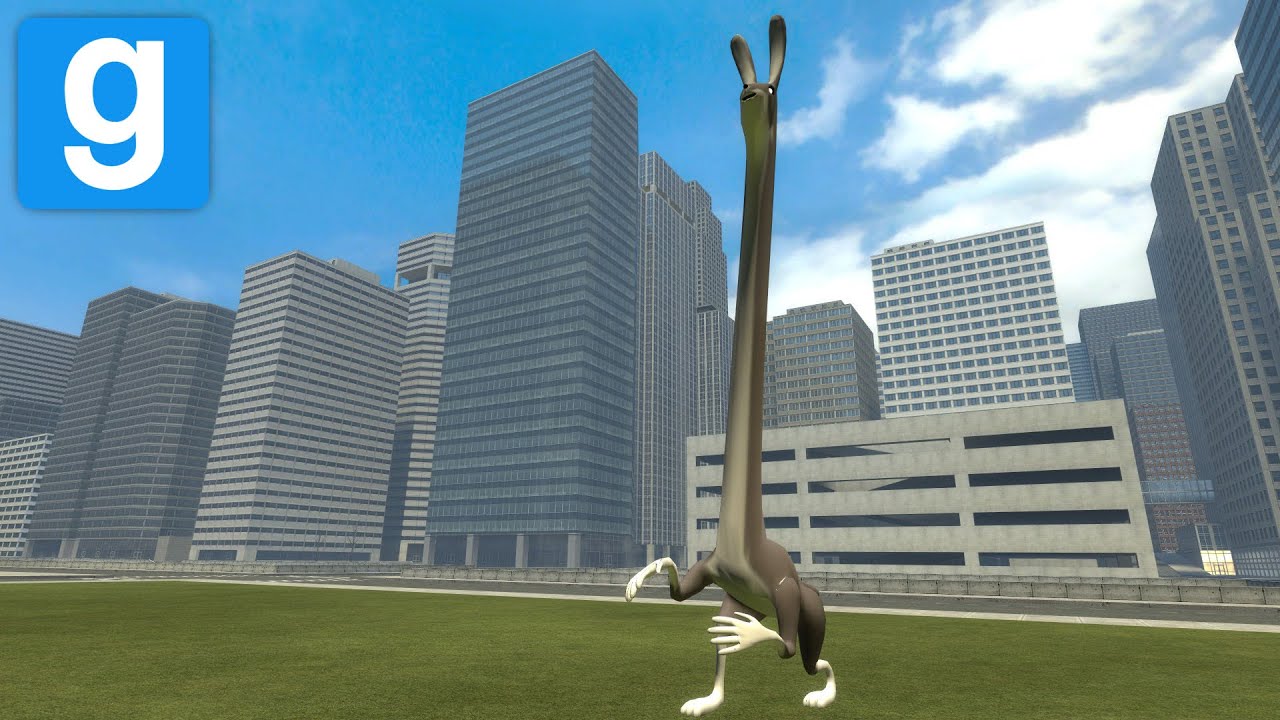 HUMANOID RABBIT BUT HES LONG! - Garry's Mod Sandbox - YouTube