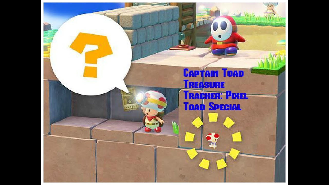 Captain Toad Treasure Tracker: Pixel Toad Hunt Part 1 - YouTube