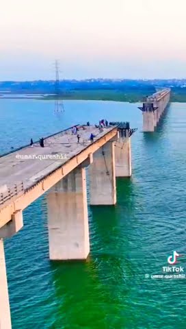 Rathoa haryam bridge #islamgarhazadkashmir #bridge #mangla #lake - YouTube