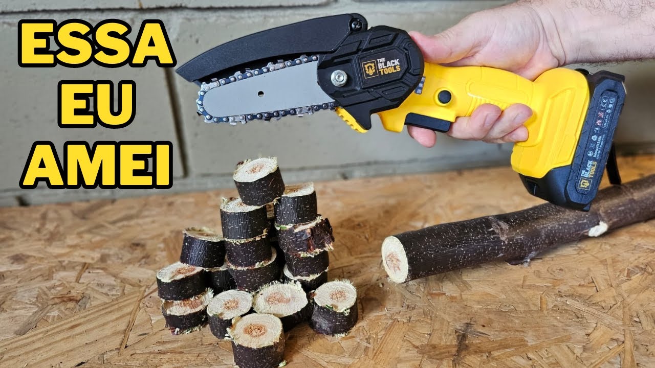Mini Serra Elétrica BTS-100 da The Black Tools - Mini Moto Serra l ...