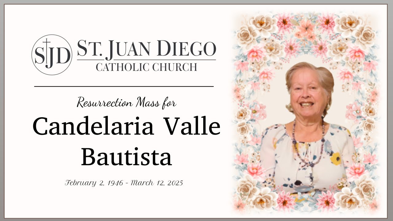 Resurrection Mass for Candelaria Valle Bautista - YouTube