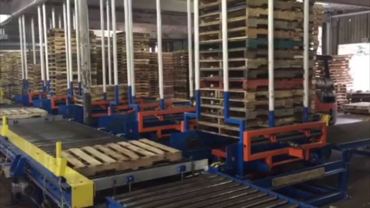 Straight Line Repair with Automatic 5 Stacking Sort System - YouTube