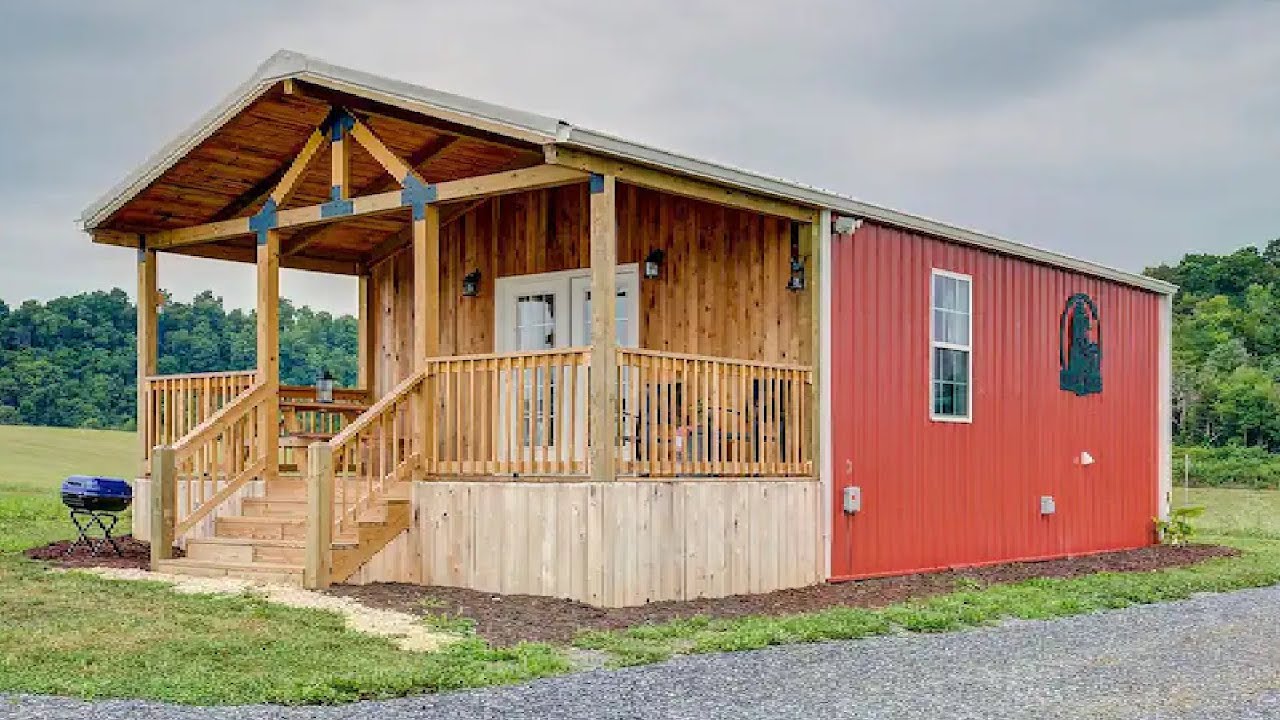 Amazing Cozy Country Bunkhouse with Sunflowers Field - YouTube