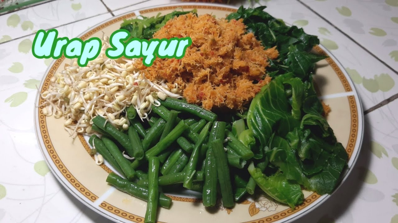 Resep Sambal Urap tahan lama dengan sayuran yang tetap hijau - YouTube