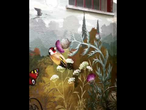 Spitalfields Mural Bird Life - Ian Harper - YouTube