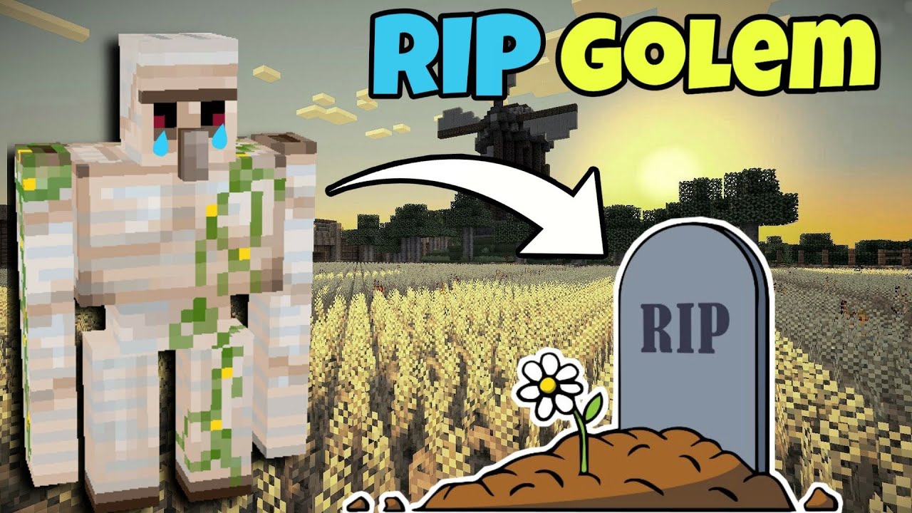 RIP Golem | Minecraft | Gaming Tak - YouTube