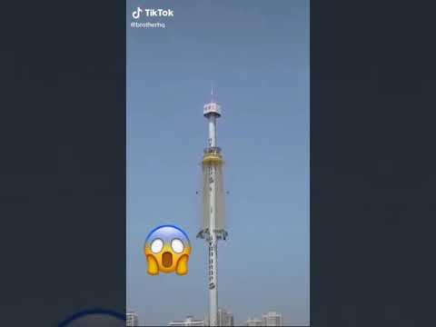 Gyro Drop Ride, Lotte World, Seoul, South Korea - YouTube