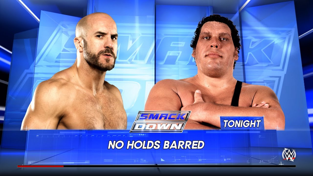 No Holds Barred Match Andre the Giant vs Cesaro WWE 2K19 - YouTube