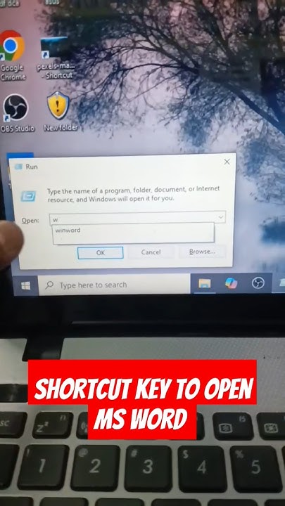Shortcut key to open MS Word | Microsoft Word Shortcut Keys #msword ...