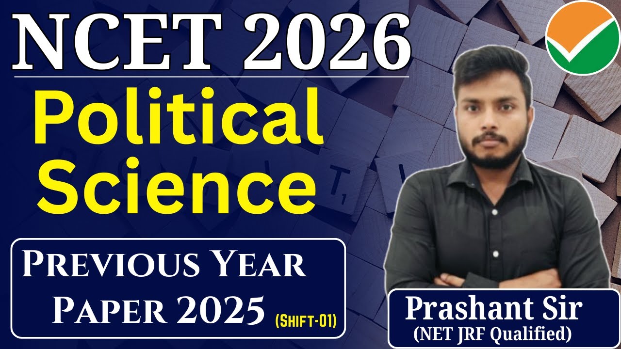 NCET Political Science Previous Year Paper 2025 (Shift-01) Detailed ...