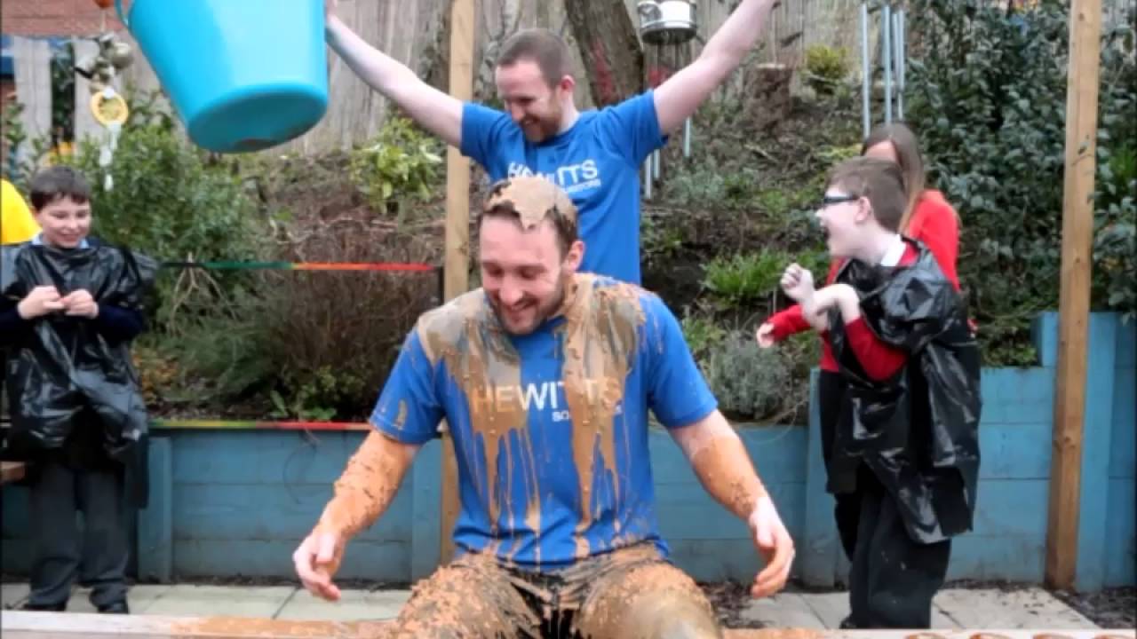 Hewitts Solicitors - The Heel and Toe Mud Bucket Challenge - YouTube
