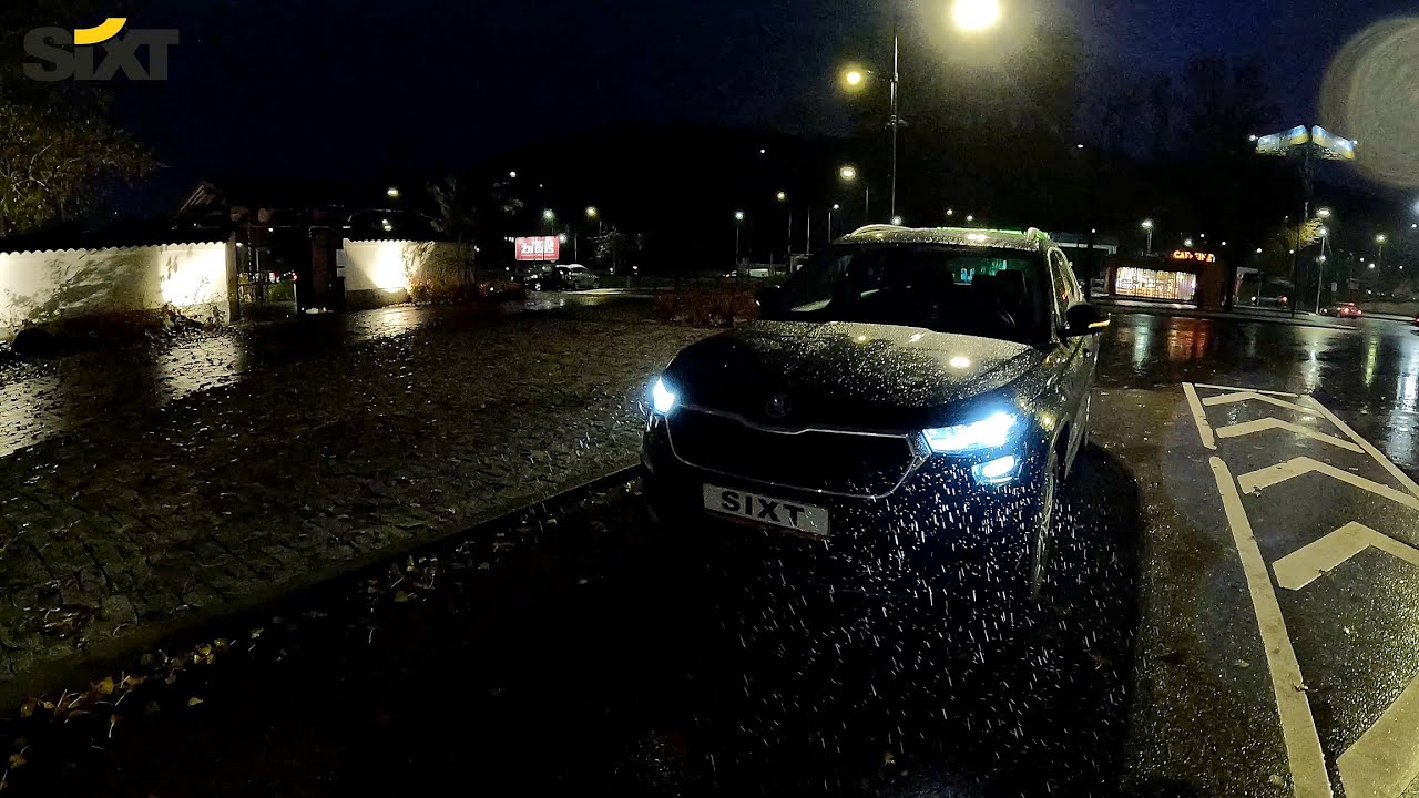 2023 Skoda Kodiaq 2.0 TDI | Night POV Test Drive | 4K HDR rainy night ...