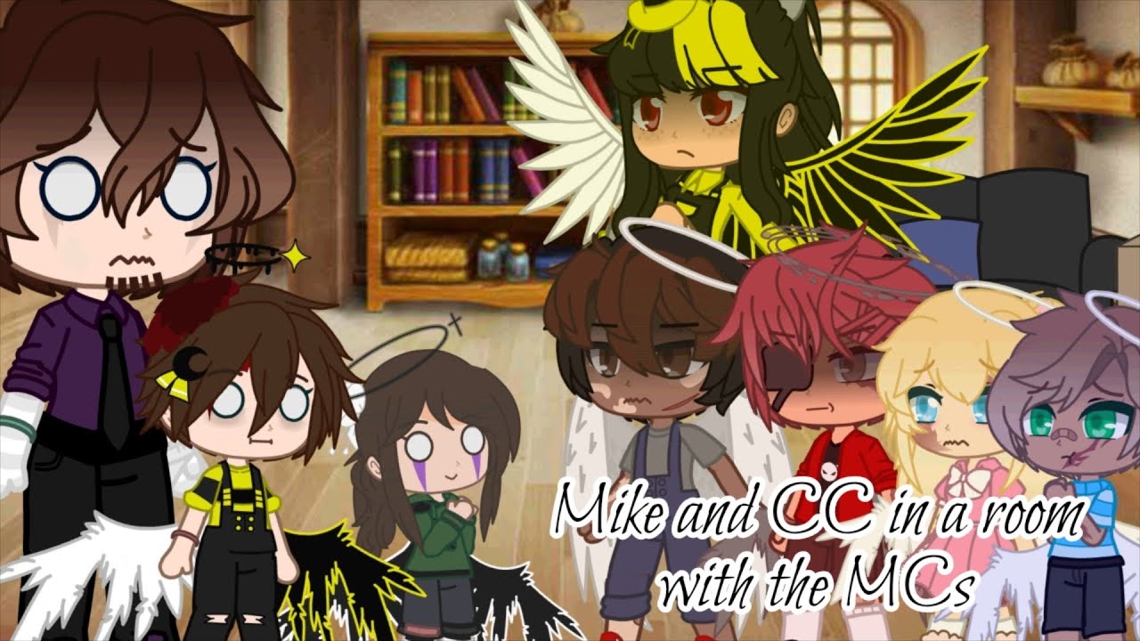 Michael & CC in a room with the MCs | Afton family/fnaf AU | Lil ...