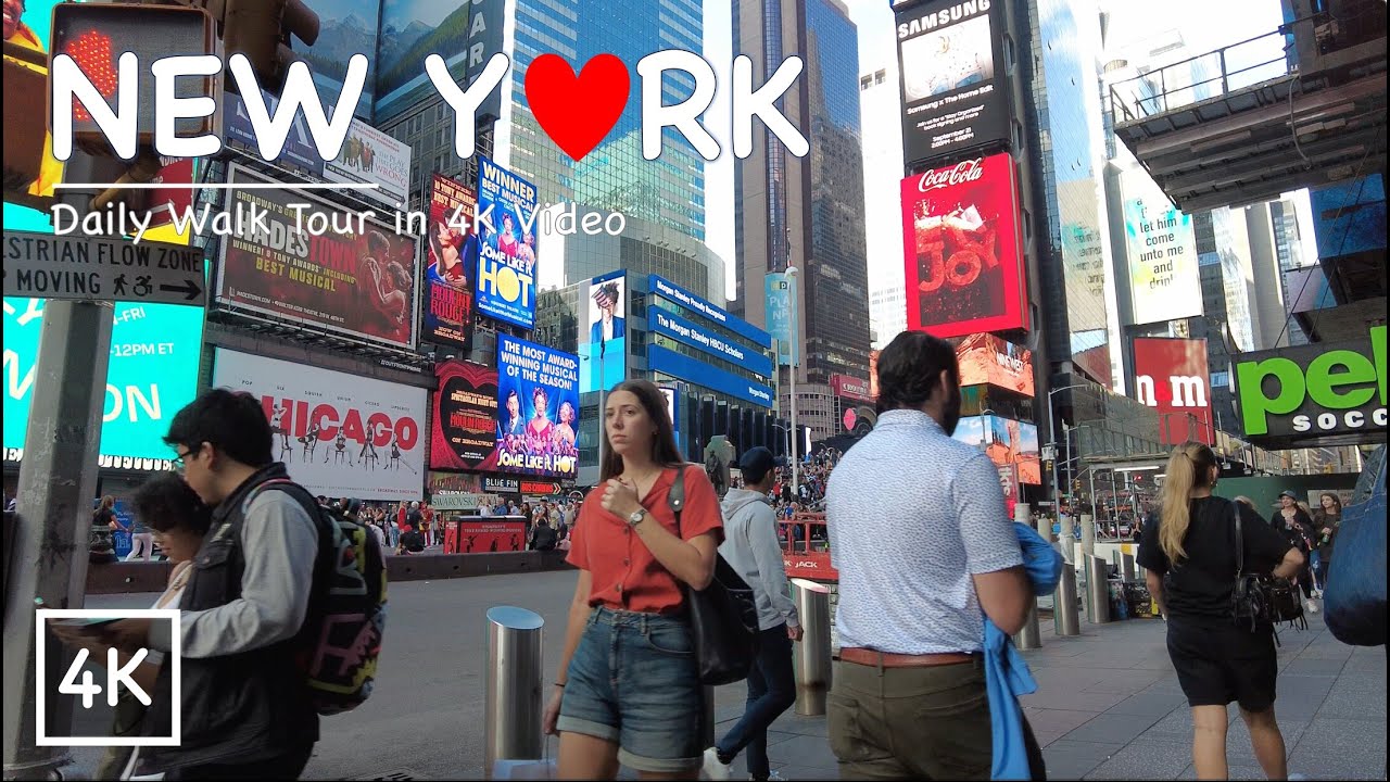 [Daily][Full] New York City, Midtown Manhattan Summer City Walk Tour ...