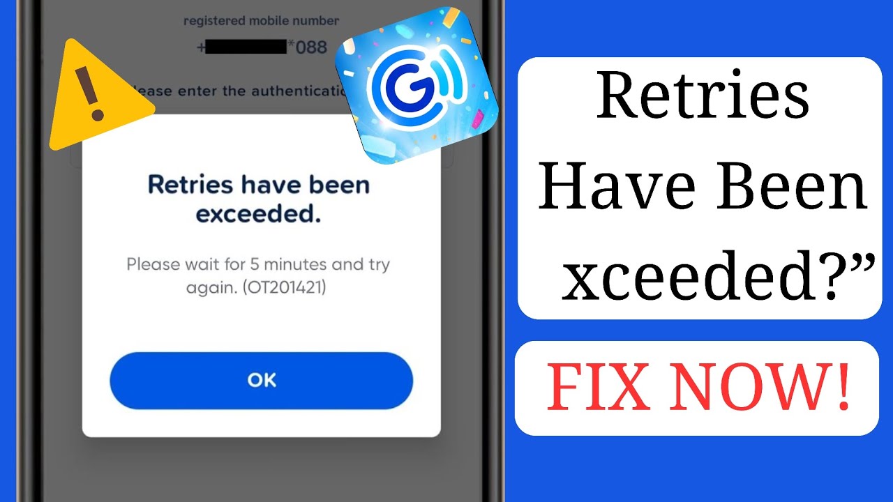 How to Fix “Retries Have Been Exceeded” Problem in GCash 2025 | GCash ...