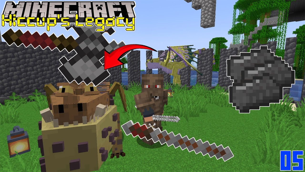 Minecraft:Hiccup's Legacy ០៥នាគនេះចេះដុតដែក - YouTube