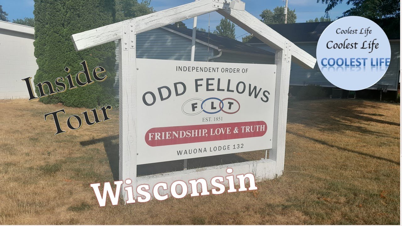 IOOF - Odd Fellows Lodge - Portage, WI - Inside tour - YouTube