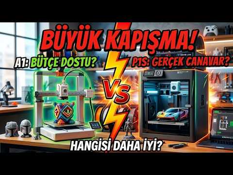 Bambulab A1 Combo vs P1S Combo HANGİSİ DAHA İYİ?
