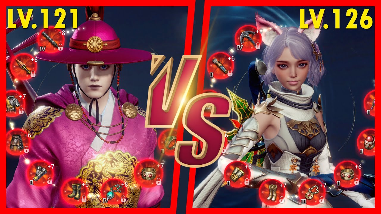[Mir4] Warrior Lv.121 Vs Arbalist Lv.126 So strong brother gg guys ...