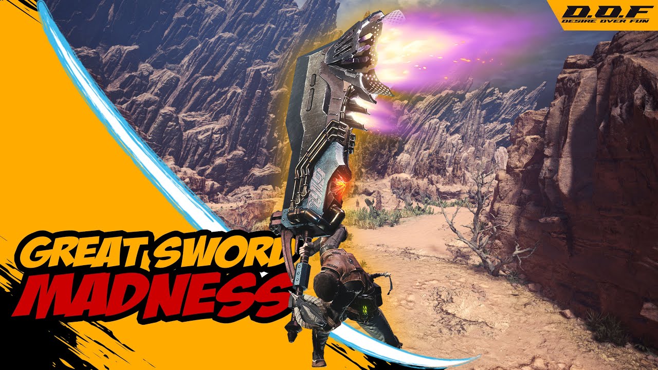 Monster Hunter World - Great Sword Can Be This Destructive - YouTube