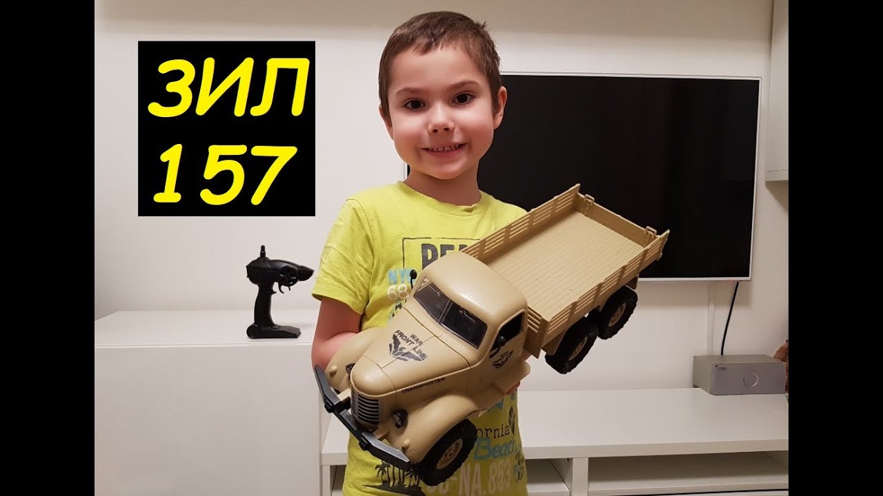 JJRC Q60 Zil 157. RC Truck. Легендарный грузовик 6х6 ЗИЛ 157 на ...