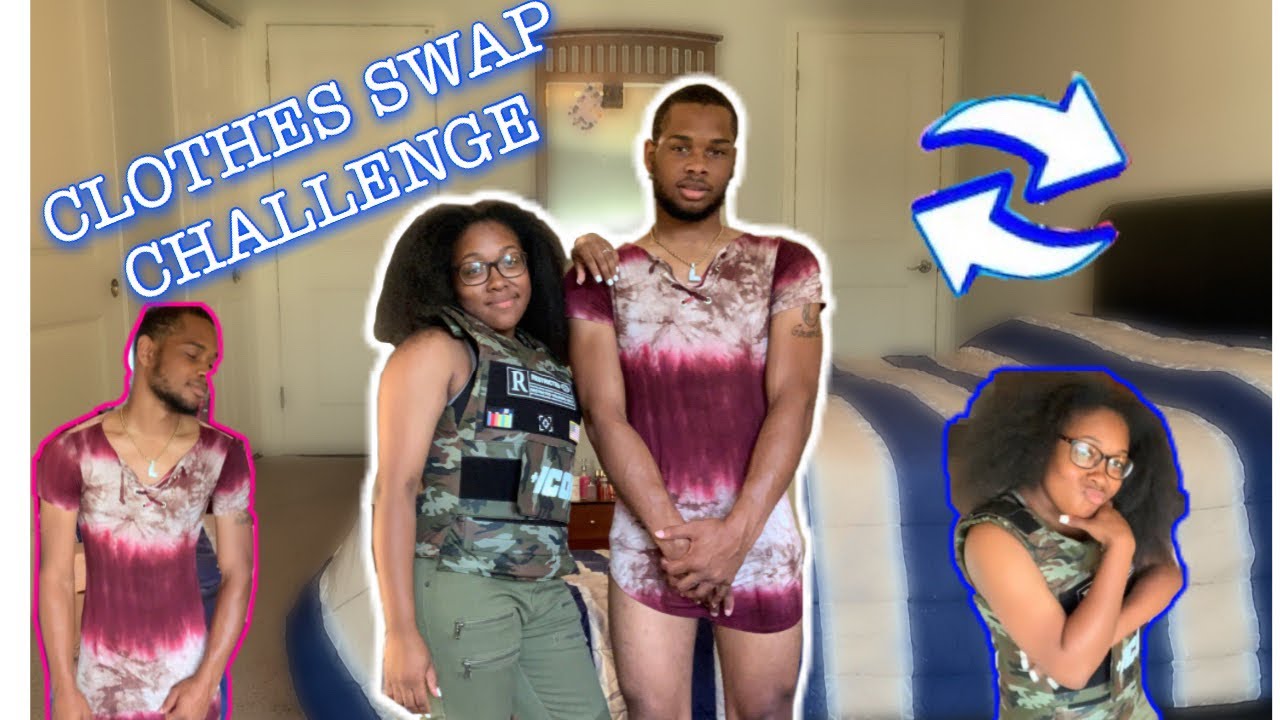 Clothes Swap Challenge!! **SO EMBARRASSING** - YouTube