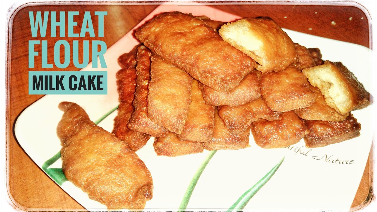 WHEAT FLOUR MILK CAKE | EGGLESS PAAL CAKE RECIPE | MALABAR PAAL CAKE BY ...