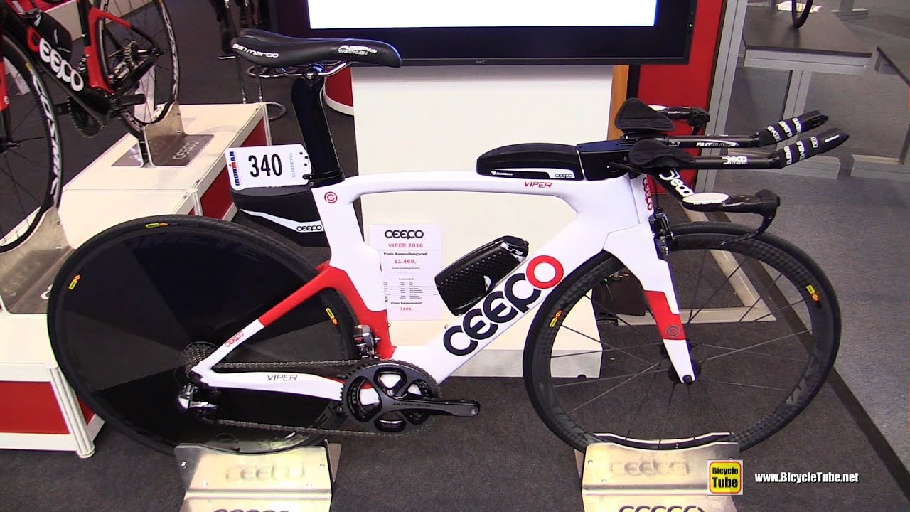 2016 Ceepo Viper Triathlon Bike - Walkaround - 2015 Eurobike - YouTube