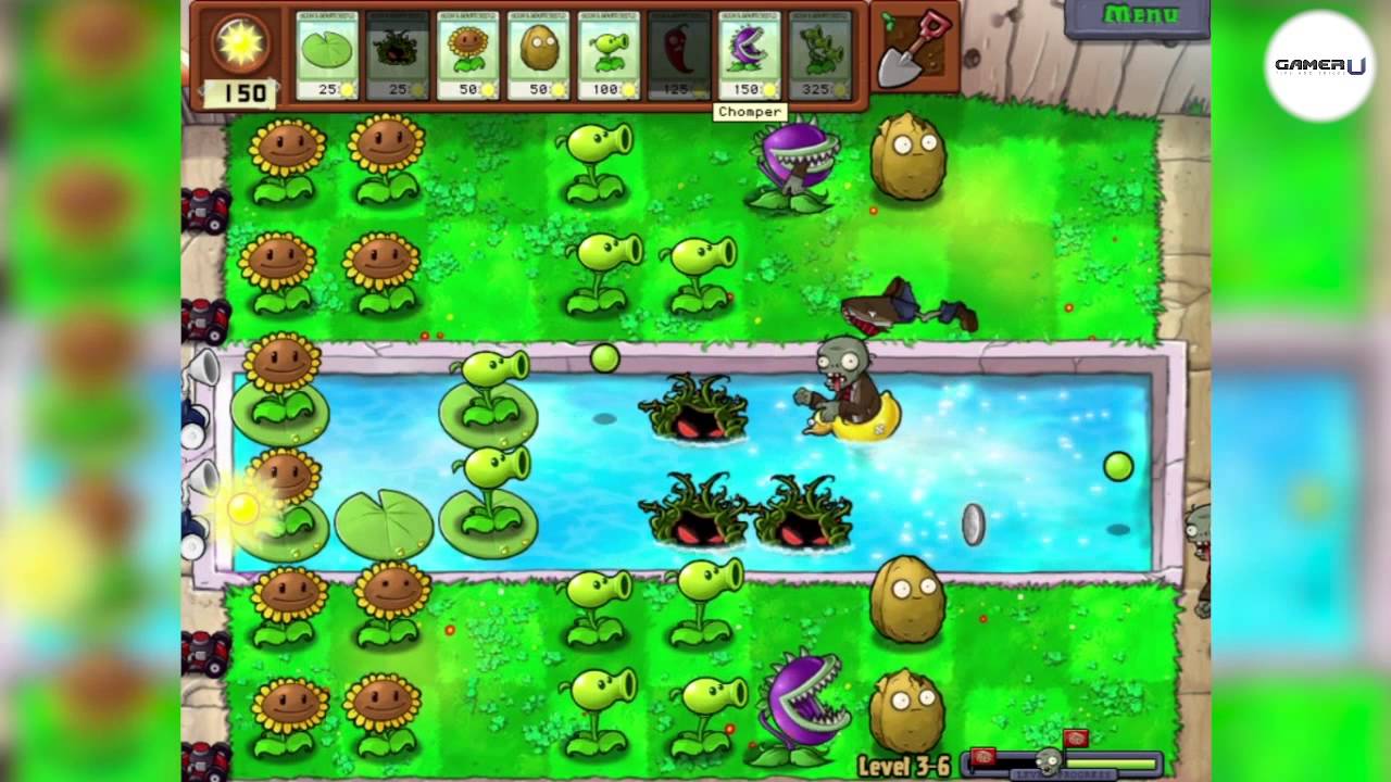 Plants vs. Zombies - Best Strategies to Get through the Pool Levels ...
