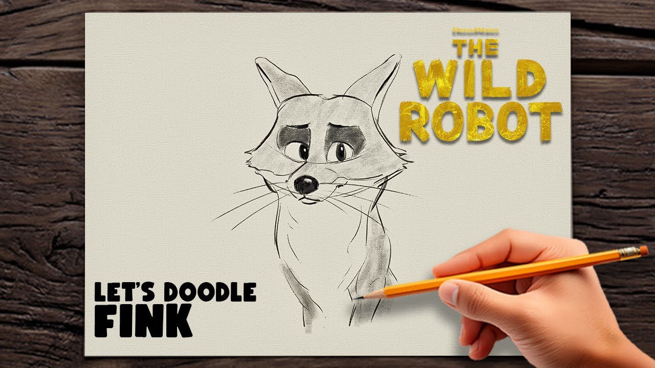 LET'S DOODLE - FINK (DRAW LIKE A DISNEY ANIMATOR, EASY!) #thewildrobot ...