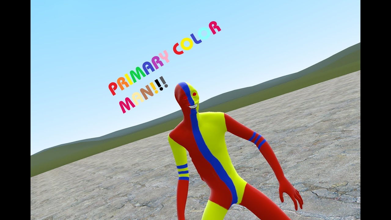 PRIMARY COLOR MAN IN GARRY'S MOD!! - YouTube