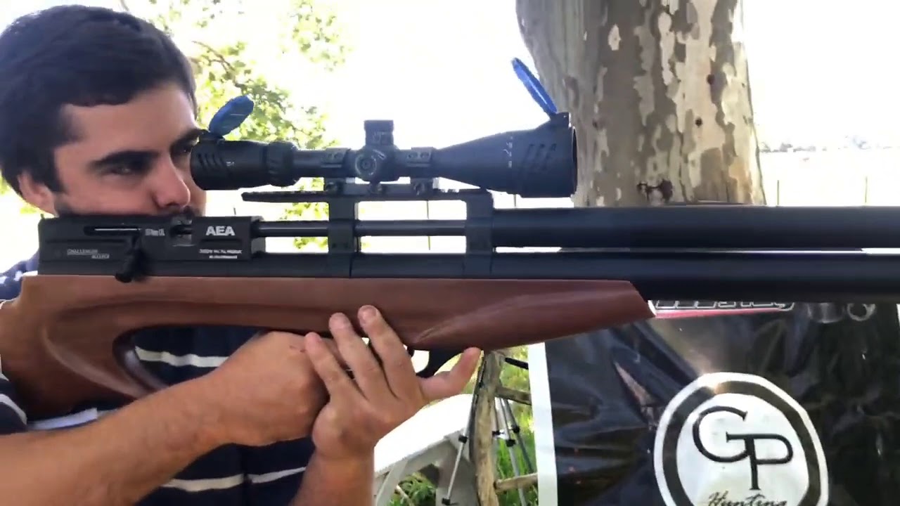AEA Challenger 7,62 y 9mm!! (Big bore AEA airguns) GPhunting - YouTube