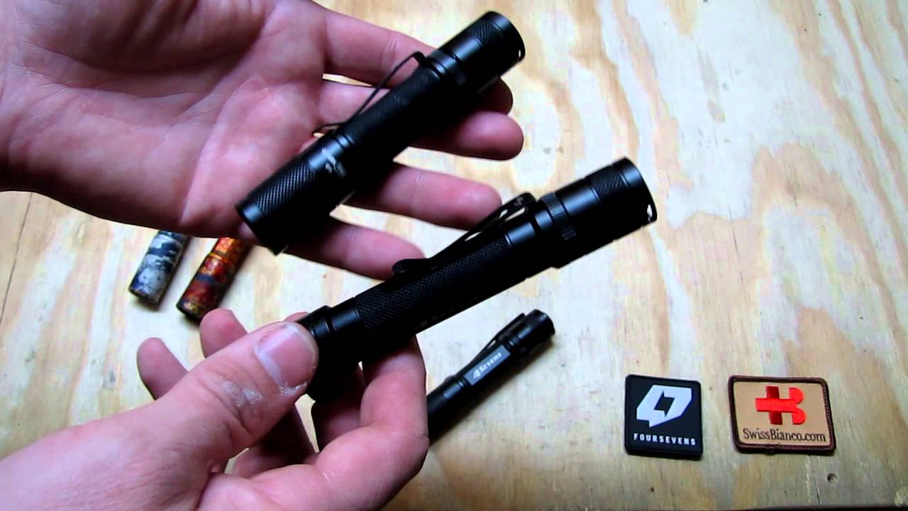 foursevens flashlights deep carry pocket clip - YouTube