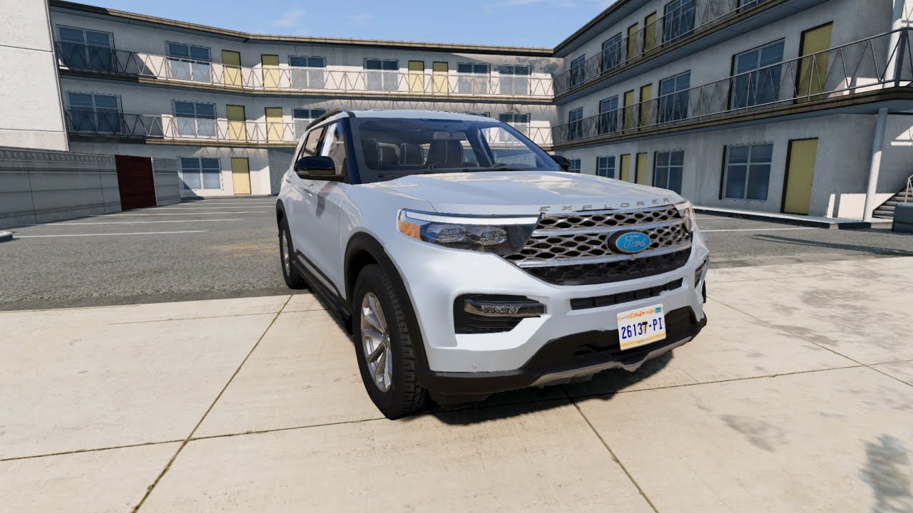 Realistic Driving | BeamNG.Drive | Ford Explorer | Thrustmaster TX ...