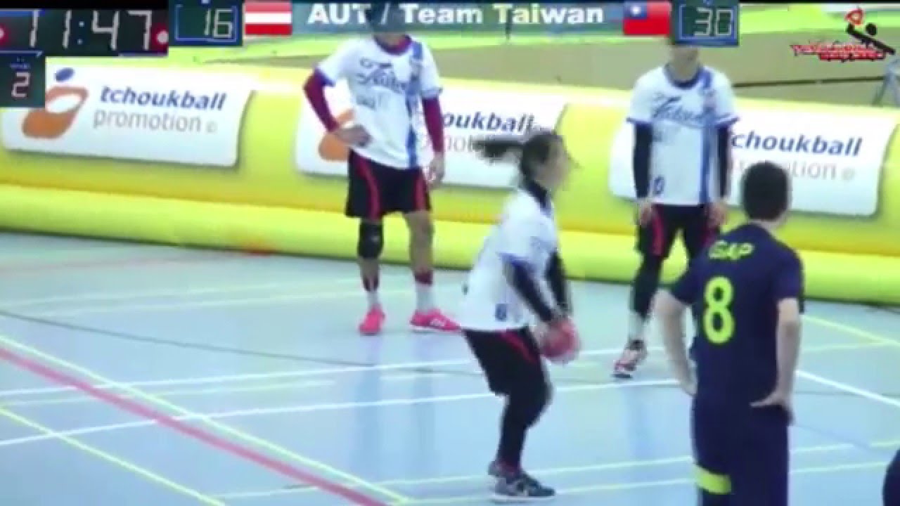 Tchoukball Geneva Indoors 19dec2015 - Nations Cup final - Austria-Taiwan 2/3 - YouTube