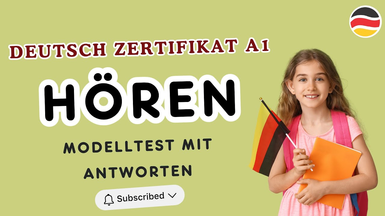 Goethe Zertifikat A1 Deutsch Prüfung Hören Modelltest Paper mit ...
