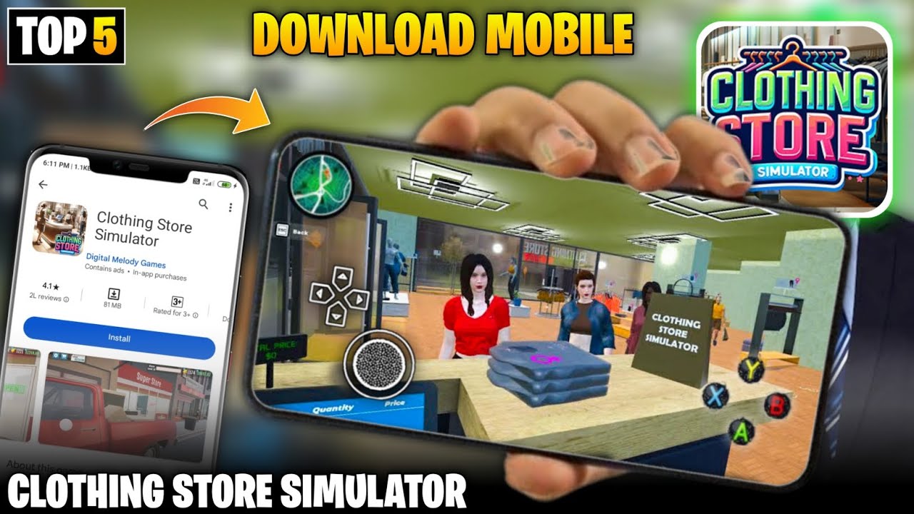 how to download clothing store simulator in android mobile | games like ...